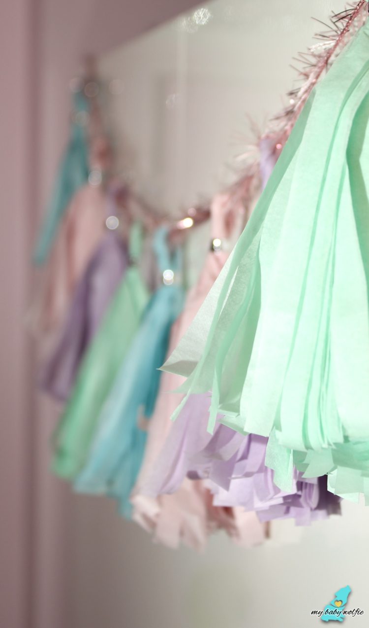 A very girly art wall - My Baby Wolfie